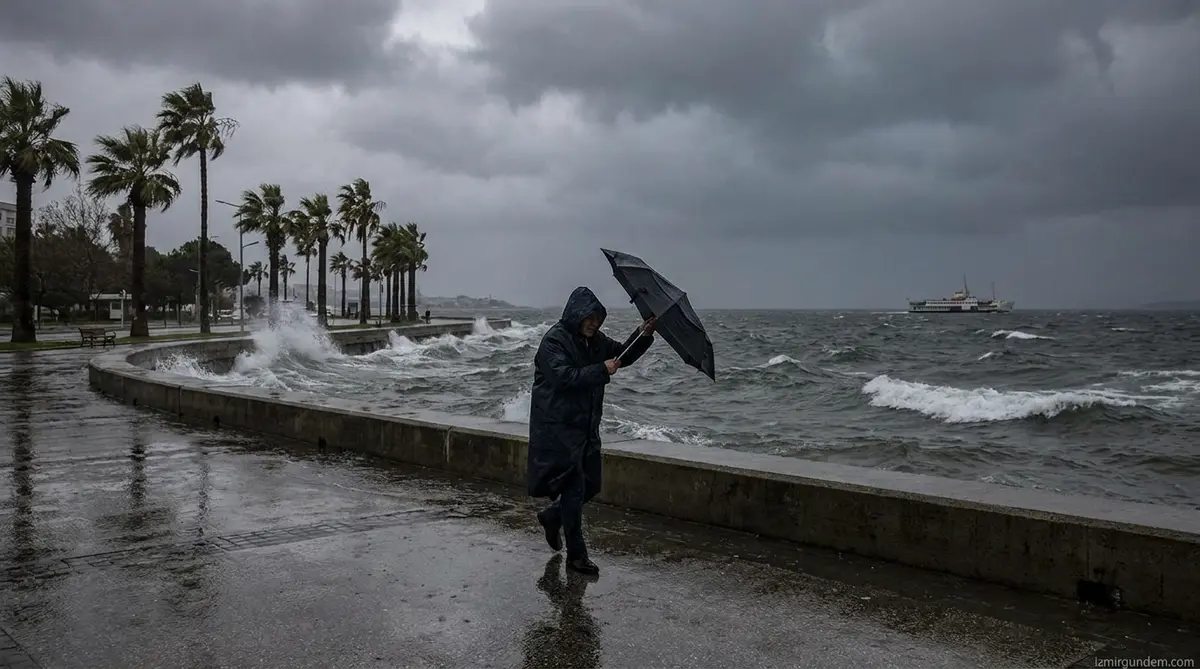 Kuzey Ege'de Fırtına Alarmı: İzmir'de Hava Nasıl... | İzmirGündem.com